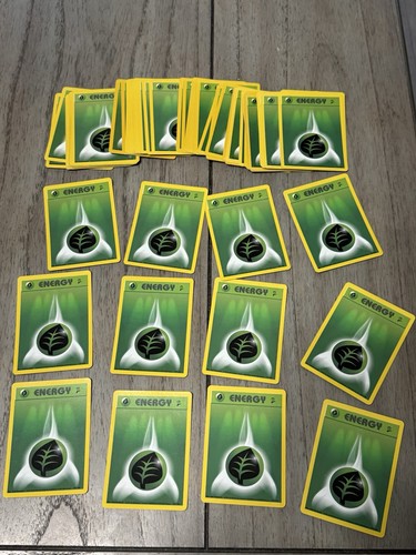 40+ Lot Of Leaf Energy Pokemon Cards From 90s Early 2000s | eBay