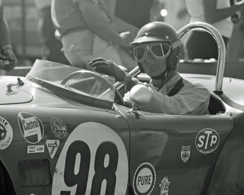 Ken Miles - Race Card Driver "Ford vs Ferrari" - 8x10 B&W Photo | eBay