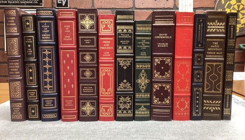 Franklin Library 13 Leather Bound Books 4 Are Signed First Edition L👀K ...