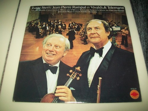 ISAAC STERN - JEAN-PIERRE RAMPAL PLAY VIVALDI & TELEMANN LP VERY GOOD ...