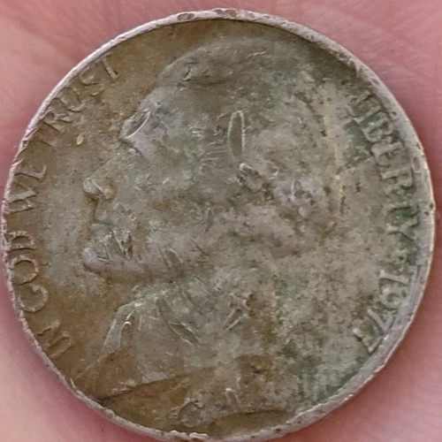 Very Rare 1977 Nickel Fully Missing Clad Layer In Cod We Trust No Mint ...