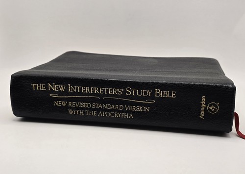 The New Interpreter's Study Bible NRSV w/ Apocrypha Genuine Leather ...