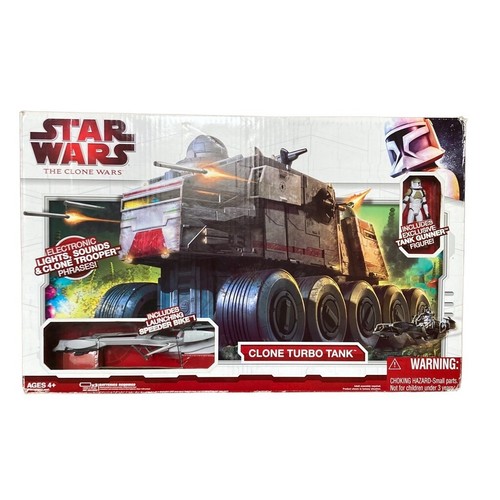 Hasbro Star Wars Clone Wars Turbo Tank Vehicle With Exclusive AF Gunner ...