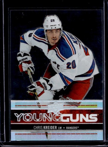 2017-18 Upper Deck Chris Kreider Retro Young Guns Acetate #237 Rangers ...