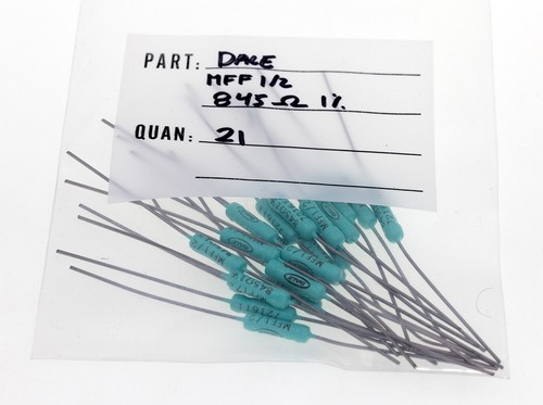 21X DALE MFF1/2 845 OHM 1% 1/2W PRECISION METAL FILM RESISTOR | eBay