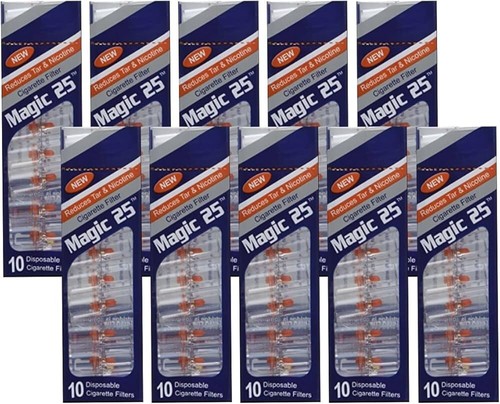 Magic 25 Cigarette Filters 10ct Pack of 10 - Authentic | eBay