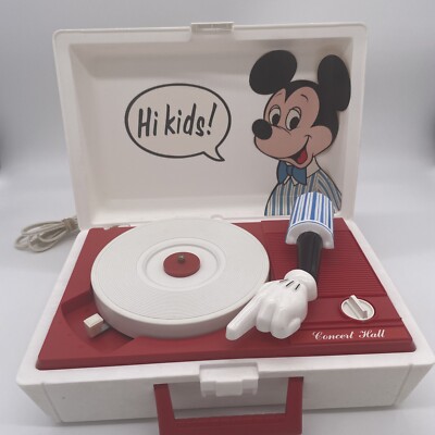 Vintage Mickey Mouse Record Player In Vintage Record Players for sale ...
