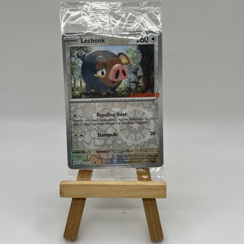 Lechonk 154/198 Pokemon Scarlet Violet Sealed Gamestop Promo Card - NM ...