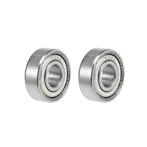 696ZZ Deep Groove Ball Bearings Z2 6x15x5mm Double Shielded Chrome ...