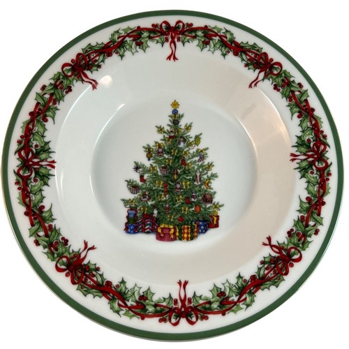 Christopher Radko Traditions Holiday Celebrations Rimmed Soup Bowl | eBay