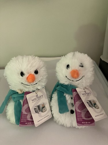 WARMIES Comfort Plush Small Snowman Lavender Scented Microwave Warmth ...