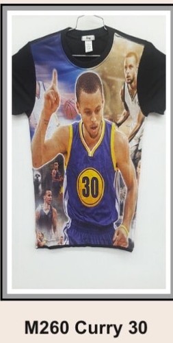 steph curry tshirt large sublimation 100% Polyester | eBay