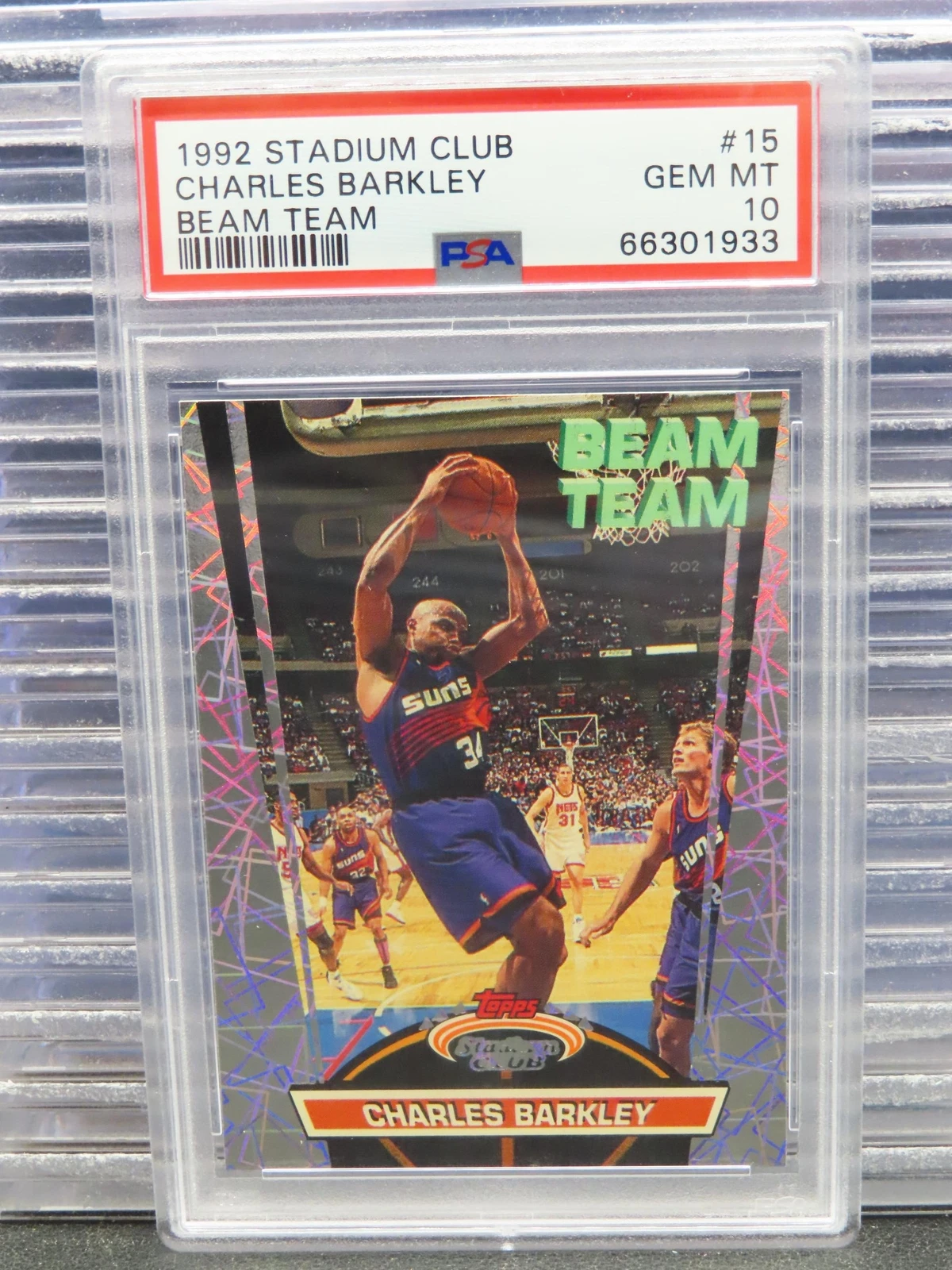 Charles Barkley 1992 Stadium Club #15 Beam Team Price Guide - Sports ...
