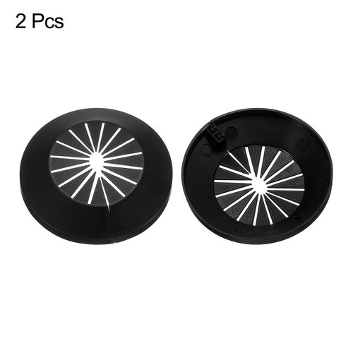 2x Pipe Cover Decoration 15mm-45mm PP Plastic Escutcheon Collar Black ...