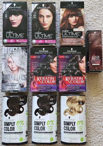 Schwarzkopf Permanent Haircolor Hair color - PICK A TYPE / SHADE ...