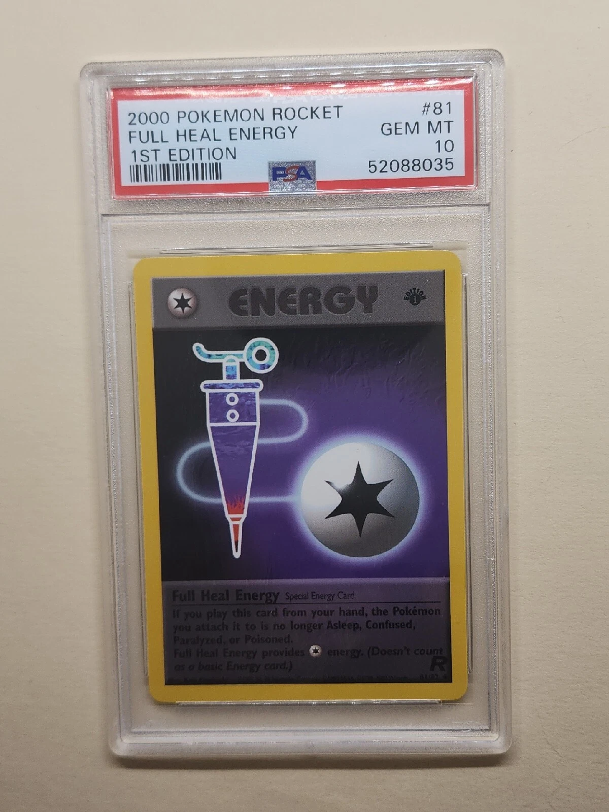 Full Heal Energy 2000 Team Rocket #81/82 1st Edition Price Guide ...