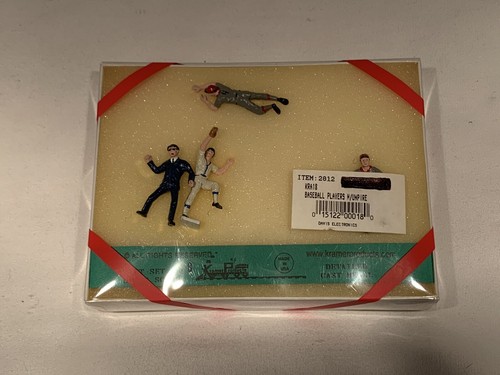 BASEBALL PLAYERS W/ UMPIRE (#18) O SCALE KRAMER PRODUCTS FIGURE ...