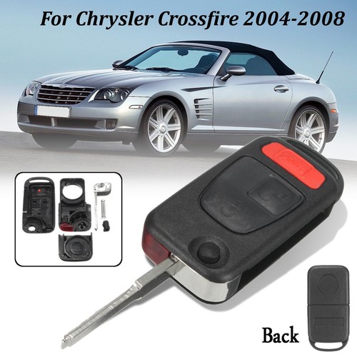 For 2004 -2008 Chrysler Crossfire Flip Key Keyless Case Shell And Blade ...