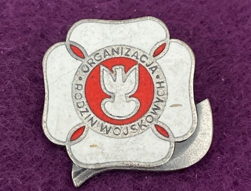 Old Vintage Polish Pin Badge Polish Eagle Organization of Military ...