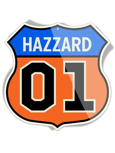 Dukes of Hazzard - 01 Hazzard Shield Shape - Aluminum Sign | eBay