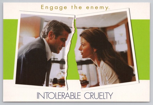 Intolerable Cruelty 2003 Film George Clooney - Movie Poster Postcard | eBay