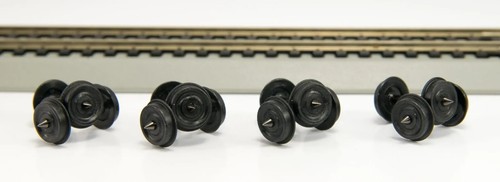 Con-Cor HO RP-25 36" Delrin Wheel Sets w/ Brass Axles (8 PIECES) #0009 ...