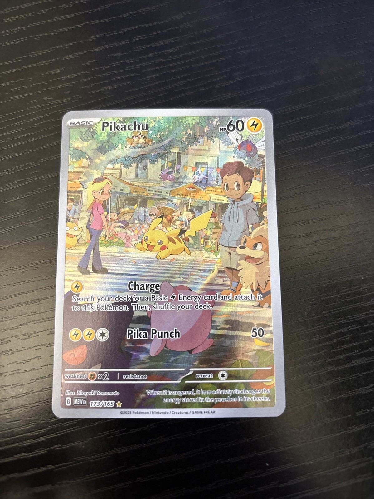 Pikachu 2023 Scarlet & Violet: 151 #173/165 Illustration Rare Price ...