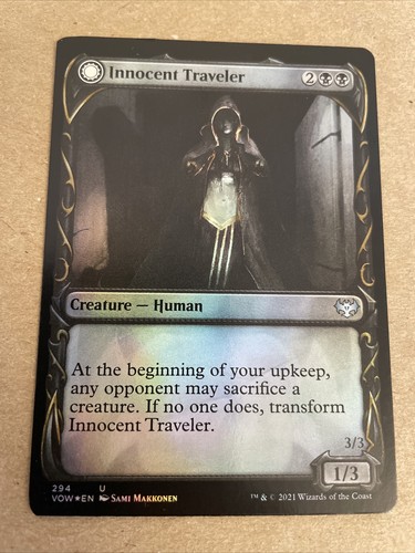 FOIL Innocent Traveler (Showcase) | MtG Magic Innistrad: Crimson Vow ...
