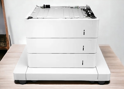 HP Color LaserJet 3x550-sheet Feeder and Stand, White - J8J93A ...