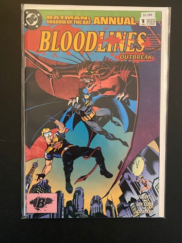 Batman Shadow of the Bat Annual 1 Bloodlines Outbreak High Grade DC D2 ...