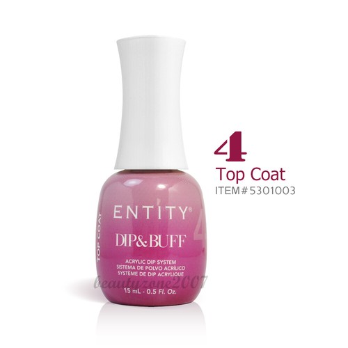 Entity Dip & Buff Dipping Powder Essential #4 - Top Coat 0.5oz | eBay