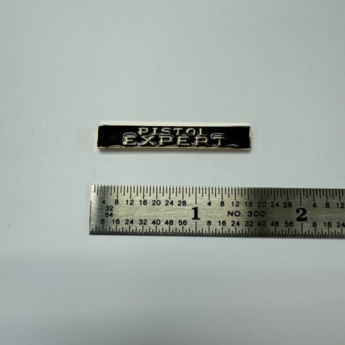 PISTOL EXPERT Pin - Pin and Clutch Backing - NEW - Black Enamel With ...