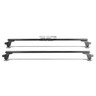 48" BLACK ALUMINUM ROOF RACK CAR/SUV TOP CROSSBAR LUGGAGE/BAG CARGO ...