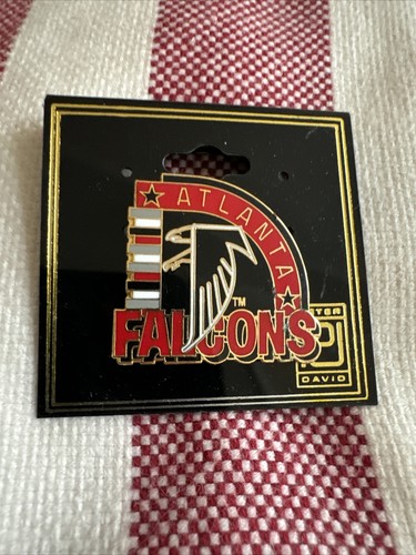 Vintage Atlanta Falcons Pin 90s Rare ATL NFL Football Pinback Button ...
