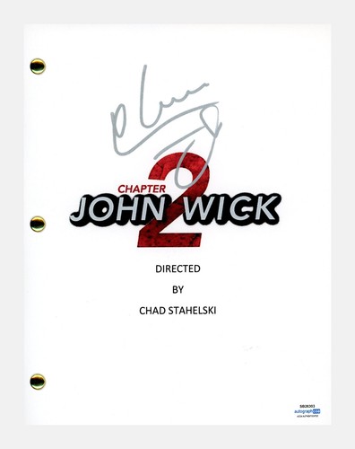 Common “John Wick Chapter 2” Signed Autograph Movie Script Rapper Actor ...