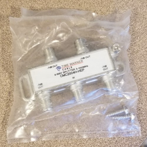 Antronix Time Warner Cable CMC2004H-HEP 4-Way Splitter, 5-1000MHz (pack ...
