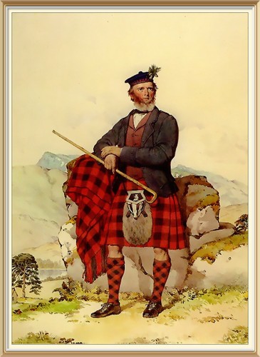 Scottish Clan 7x5 Art Print MacGregor McGregor Tartan Motto Royal is my ...
