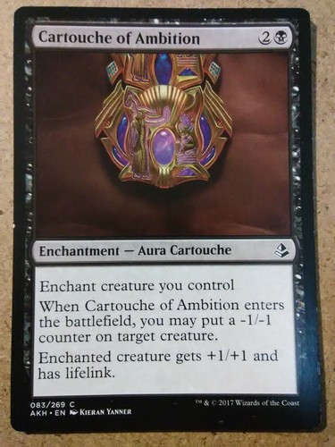 MTG Cartouche of Ambition Amonkhet 83/269 Regular Common | eBay
