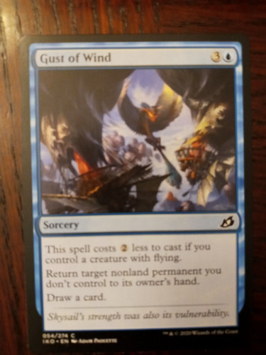 MTG Gust of Wind Ikoria: Lair of Behemoths (IKO) Common Magic #054/274 ...