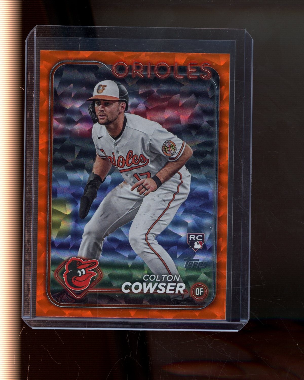 Colton Cowser 2024 Topps #257 Orange Crackle Foilboard /299 RAW Price ...