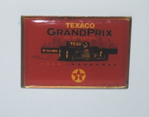1998 Texaco Grand Prix of Houston lapel pin, inaugural car race | eBay
