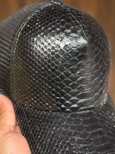 Exotic Cap Genuine Python Black Adult snapback , Gorra Piton Negra | eBay