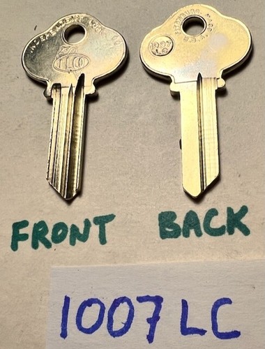 Vintage 1970s 1980s NOS ILCO 1007LC key blanks new old stock 43LC 275LC ...