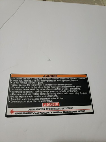 080009008906 Ryobi Warning Label | eBay