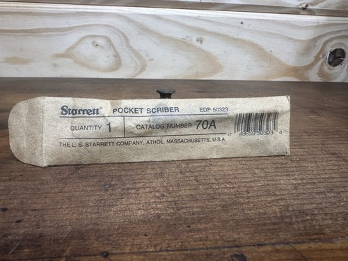 Starrett A70 Pocket Scriber EDP 50323 | eBay