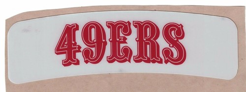 SAN FRANCISCO 49ERS OVERSIZE BUMPER DECAL, STICKER GREAT DISPLAY SIZE ...