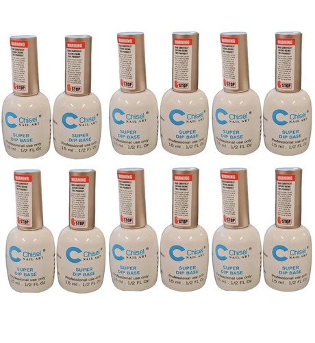 Chisel Dip Essential Liquid - Step #2 SUPER DIP BASE 0.5 Oz (Pack of 12 ...