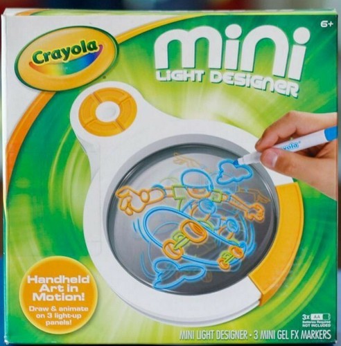Crayola Mini Light Designer Handheld Art in Motion! Draw & Animate on 3 ...