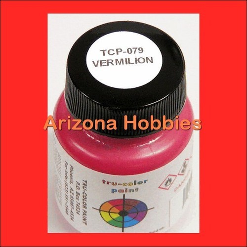 VERMILLION 1 oz. bottle Tru-Color Paint (Airbrush-ready) | eBay