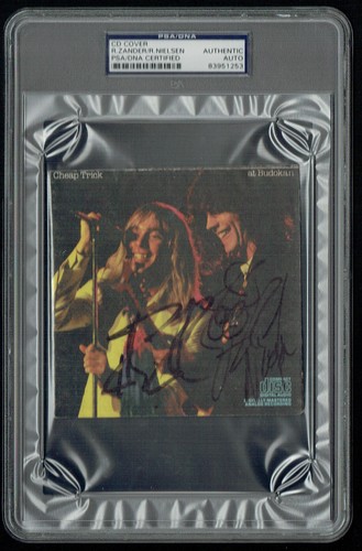Rick Nielsen, Robin Zander signed autograph Cheap Trick CD Cover PSA ...